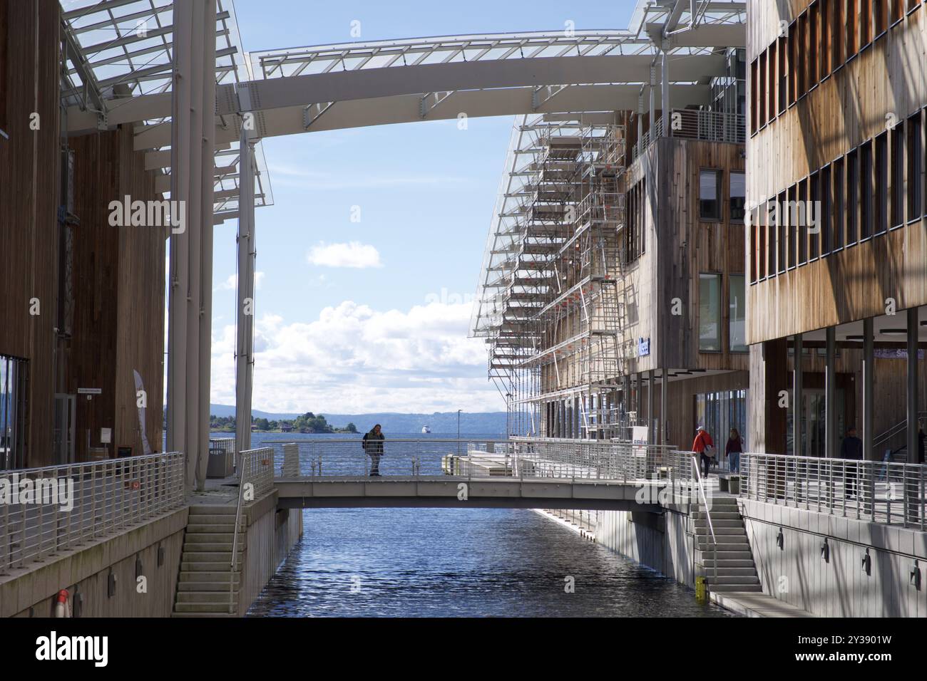 The Tjuvholmen, a neighborhood in the borough Majorstuen in Oslo ...