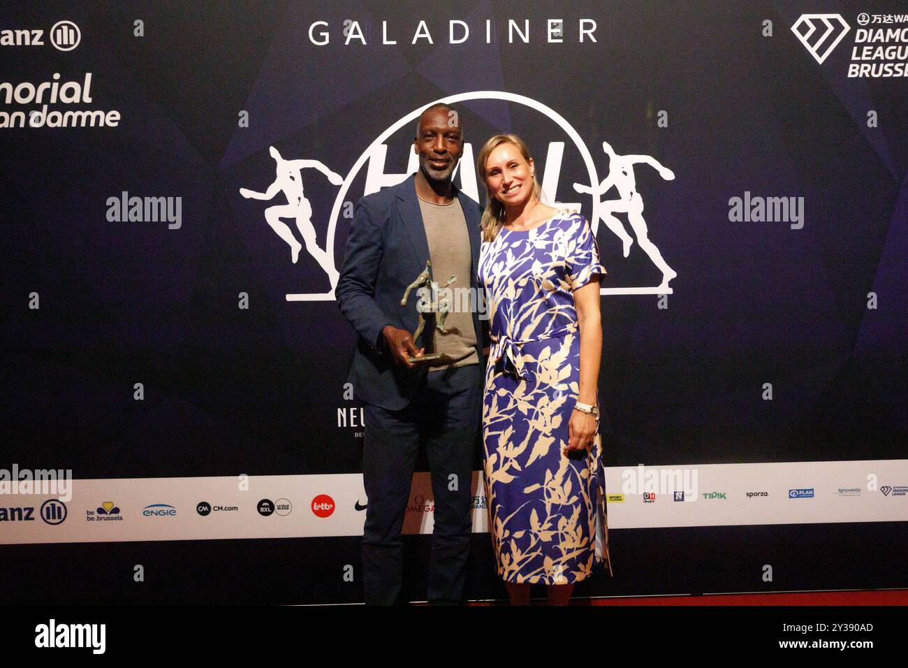 Brussels, Belgium. 12th Sep, 2024. Michael Johnson and Memorial Van ...