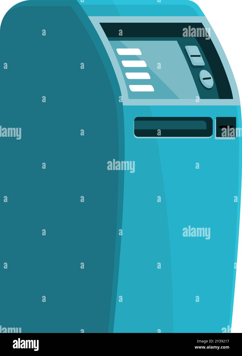 Modern atm machine with a blank screen, ready for transactions Stock Vector Image & Art - Alamy