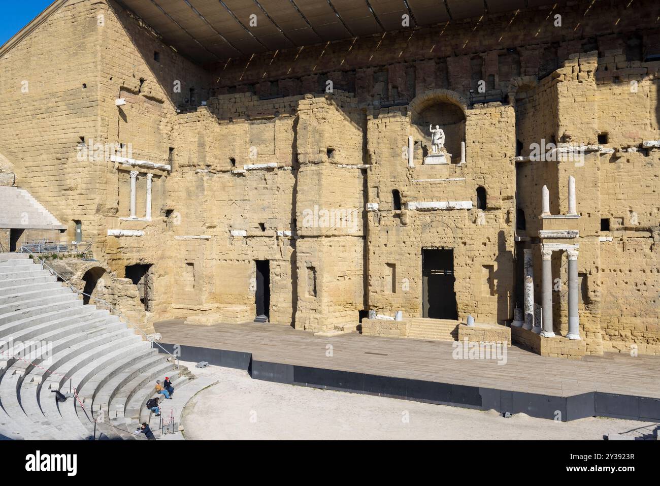 Roman Amphitheatre, Orange, UNESCO world heritage, Provence, France ...