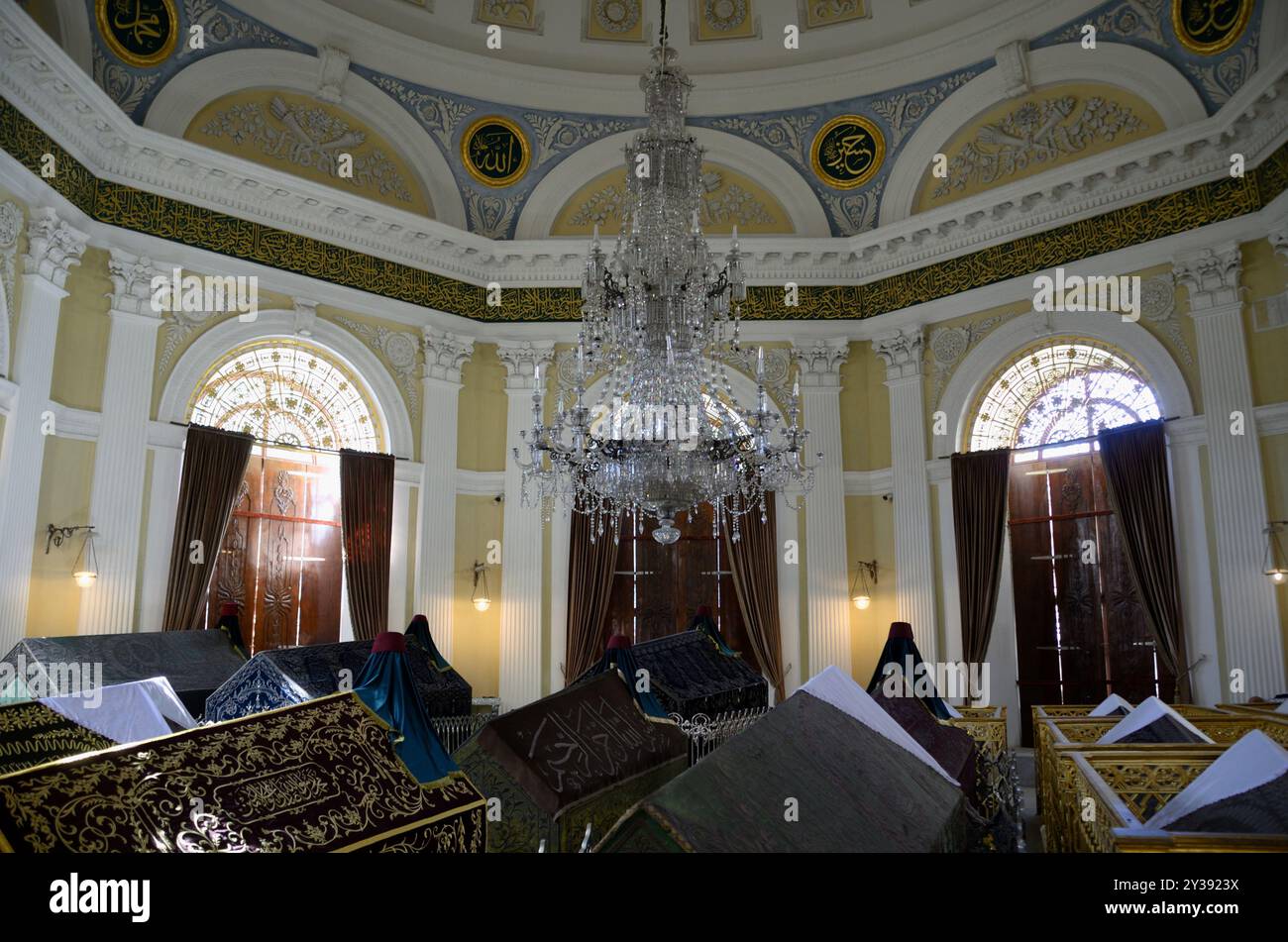 Sultan Abdul Hamid tomb, Fatih, Istanbul, Turkey, Europe-Asia Stock ...