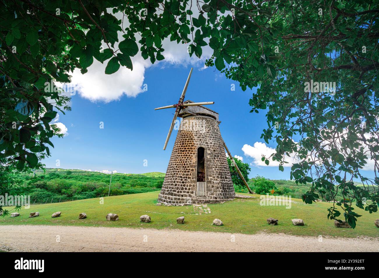 Old sugar mill antigua hi-res stock photography and images - Alamy