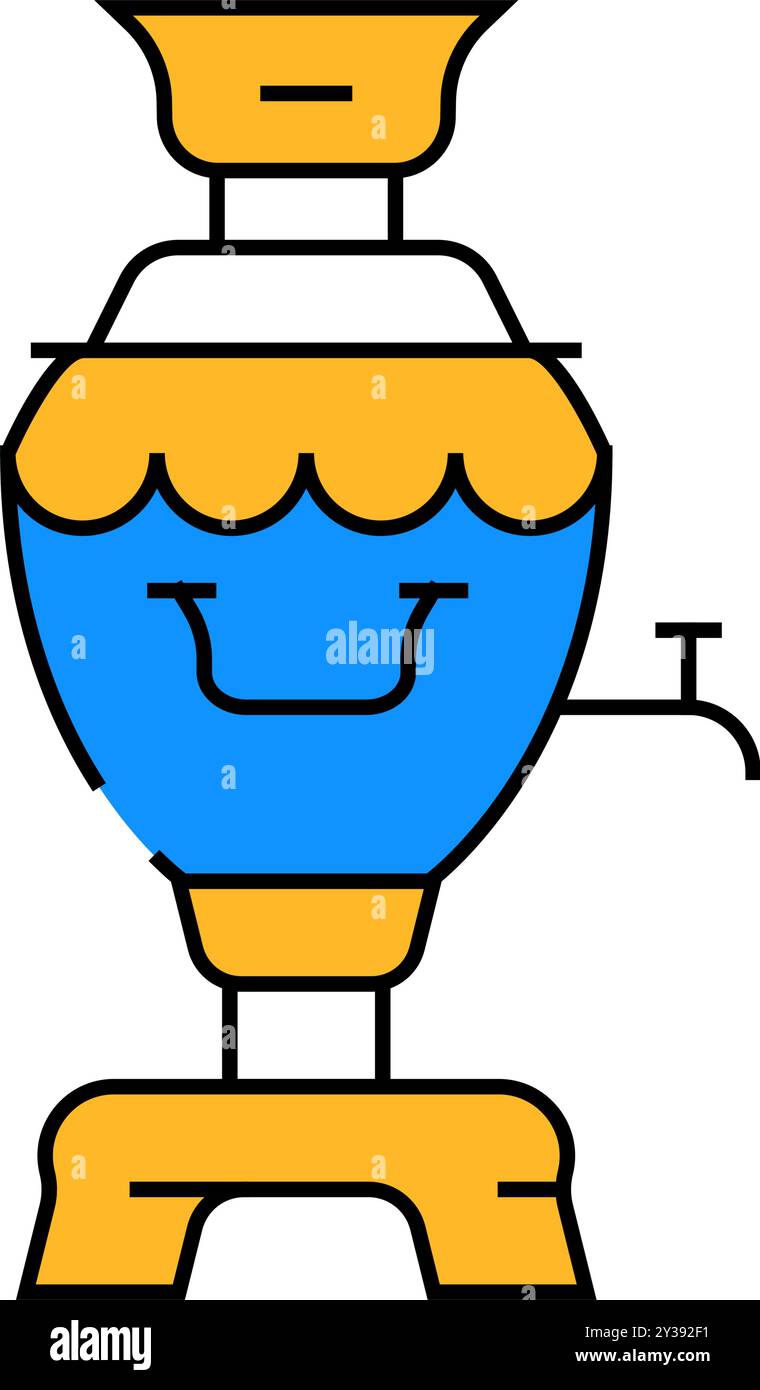 Samovar tool boiling water color hi-res stock photography and images ...