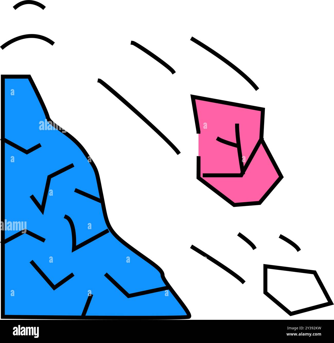 volcanic bomb icon color illustration Stock Vector Image & Art - Alamy