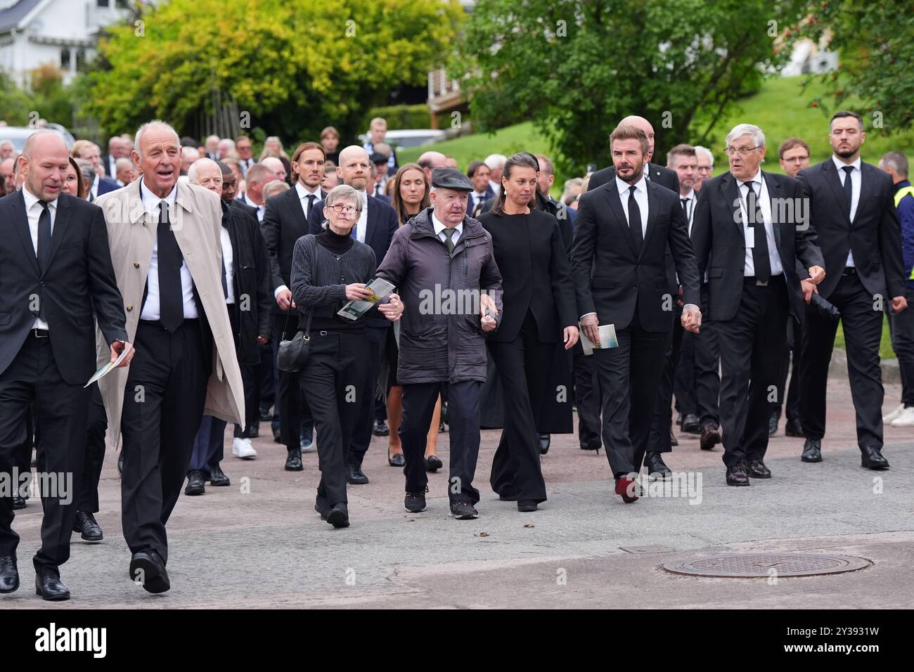 The funeral procession for Sven-Goran Eriksson, including his daughter ...