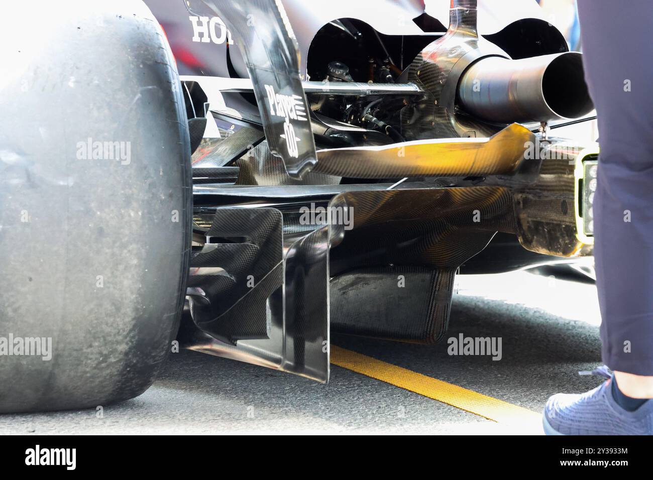 Baku, Azerbaijan, 13/09/2024, Red Bull Racing RB20, mechanical detail ...