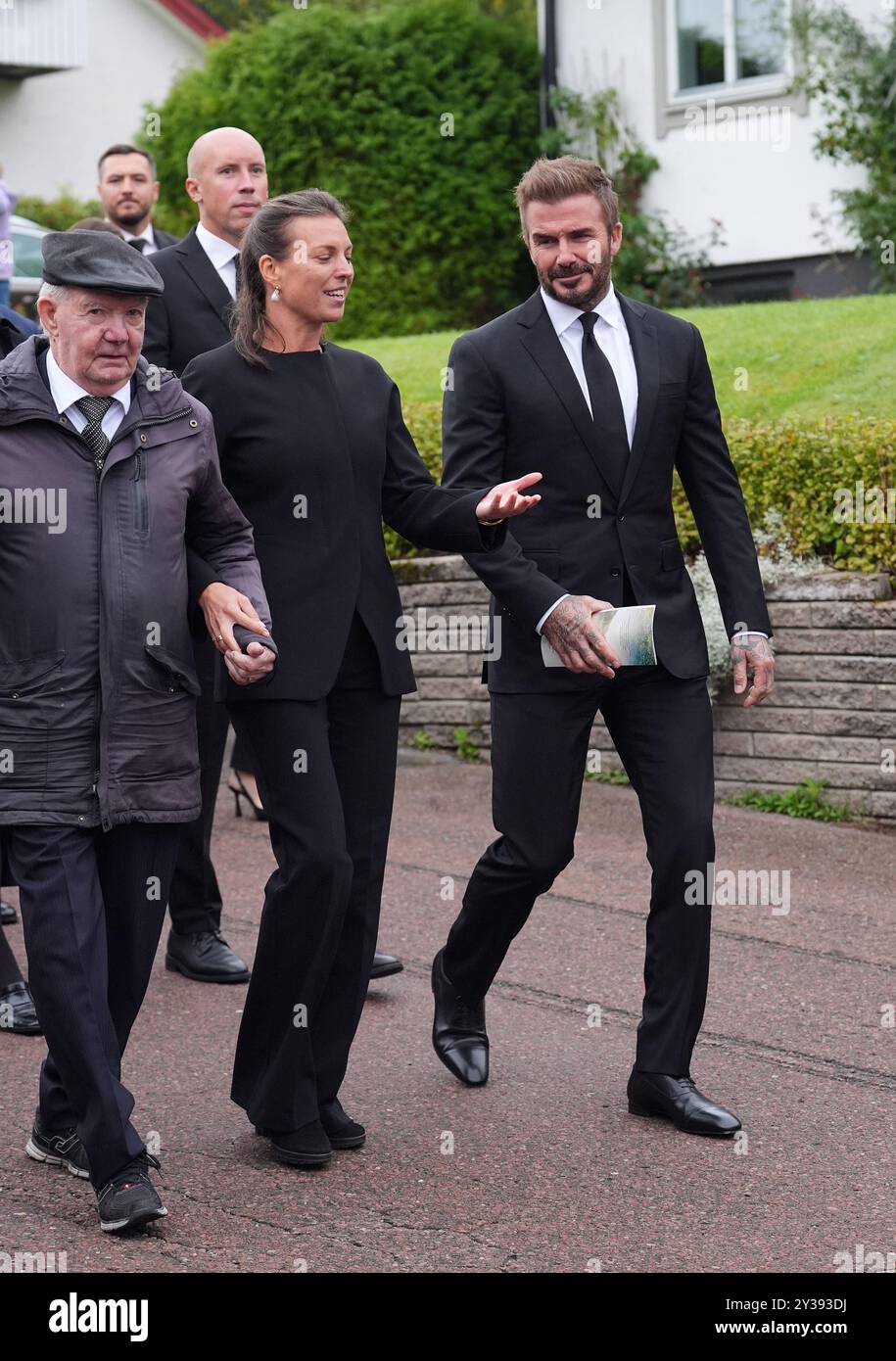 The funeral procession for Sven-Goran Eriksson, including his daughter ...