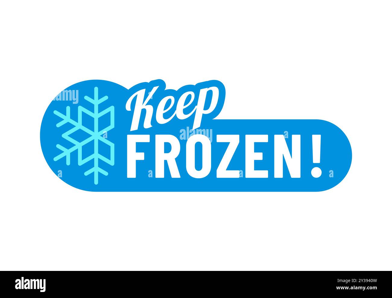 Frozen water keep cool Stock Vector Images - Alamy