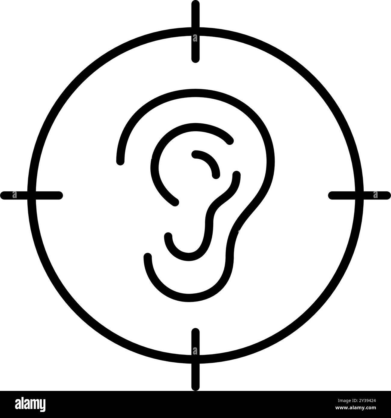 Wireless in ear Stock Vector Images - Alamy