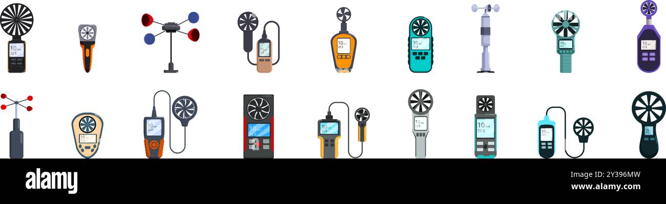 Anemometers Stock Vector Images - Alamy