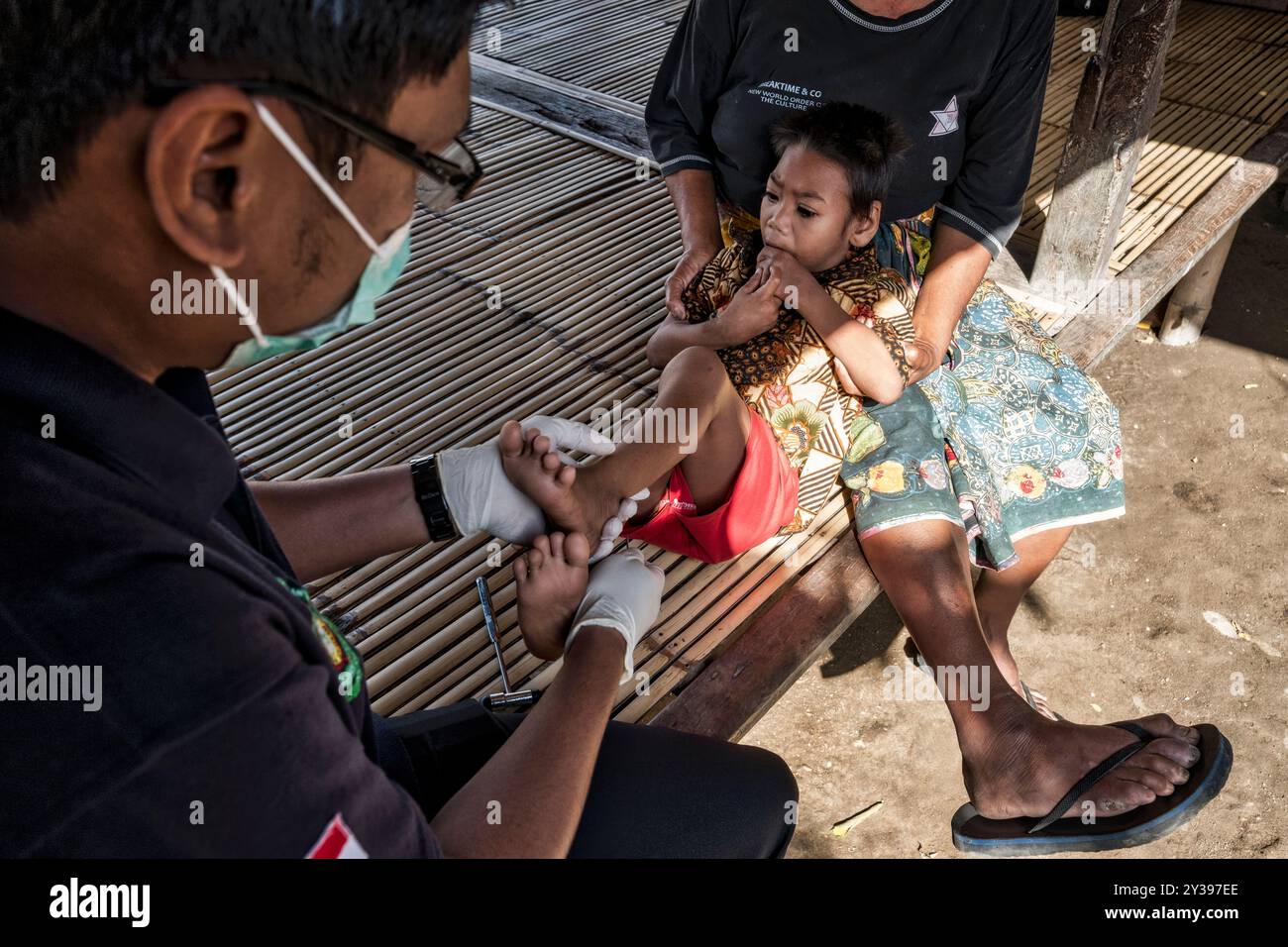 Mercury poisoning, illegal gold mining effects, Lombok, Indonesia, Asia ...