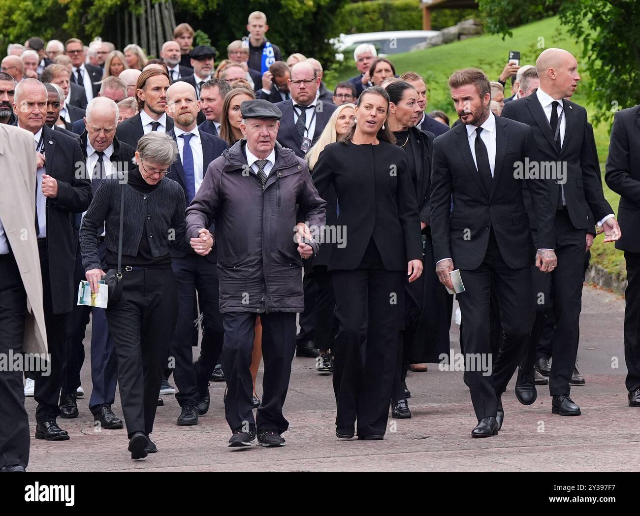 The funeral procession for Sven-Goran Eriksson, including his former ...