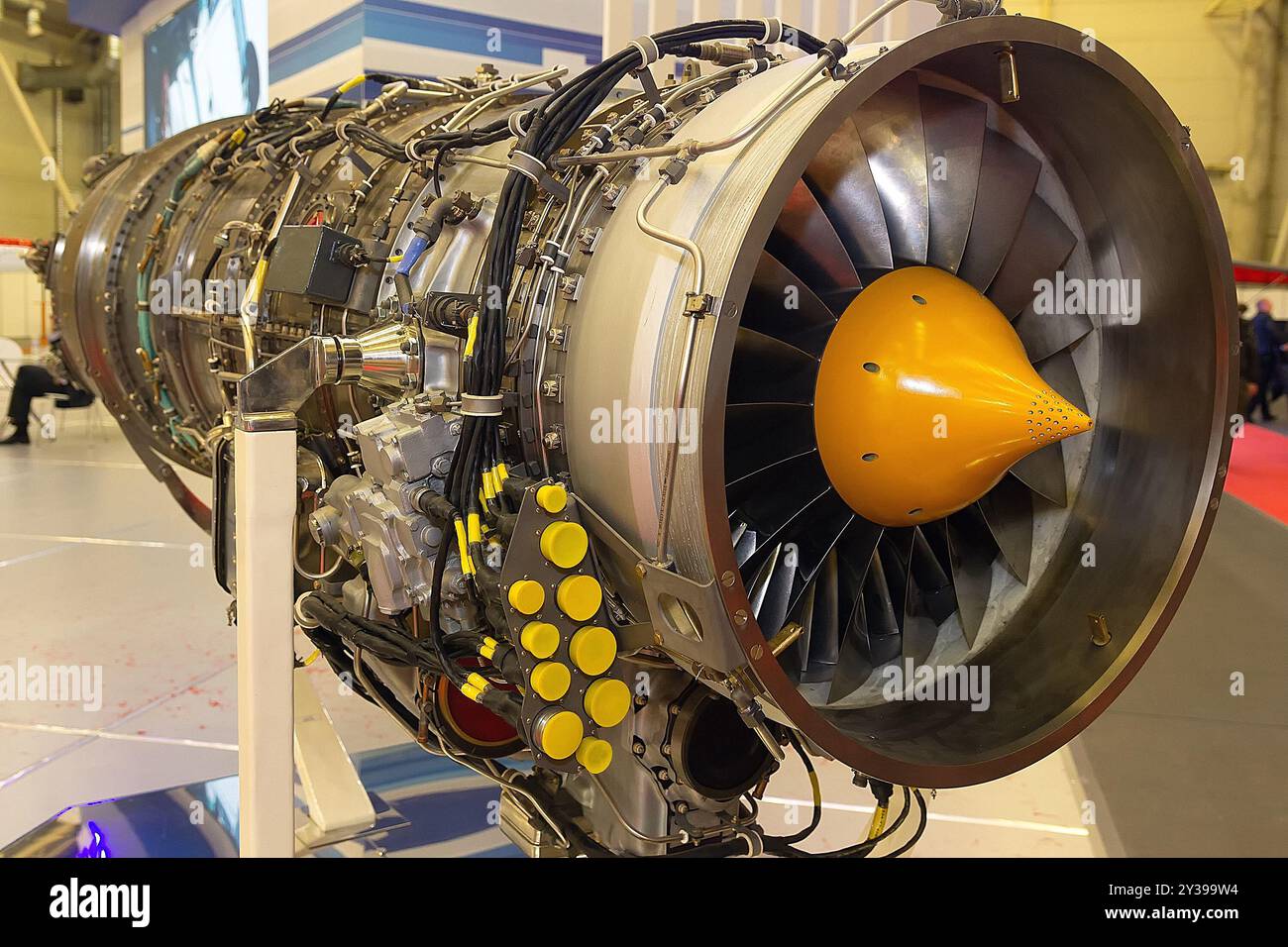 Aircraft jet engine on repair and maintenance. Industry Stock Photo - Alamy