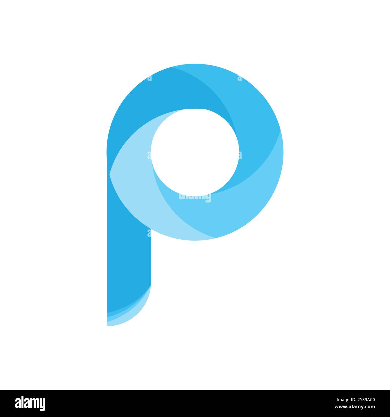 Letter p tech logo Stock Vector Images - Alamy