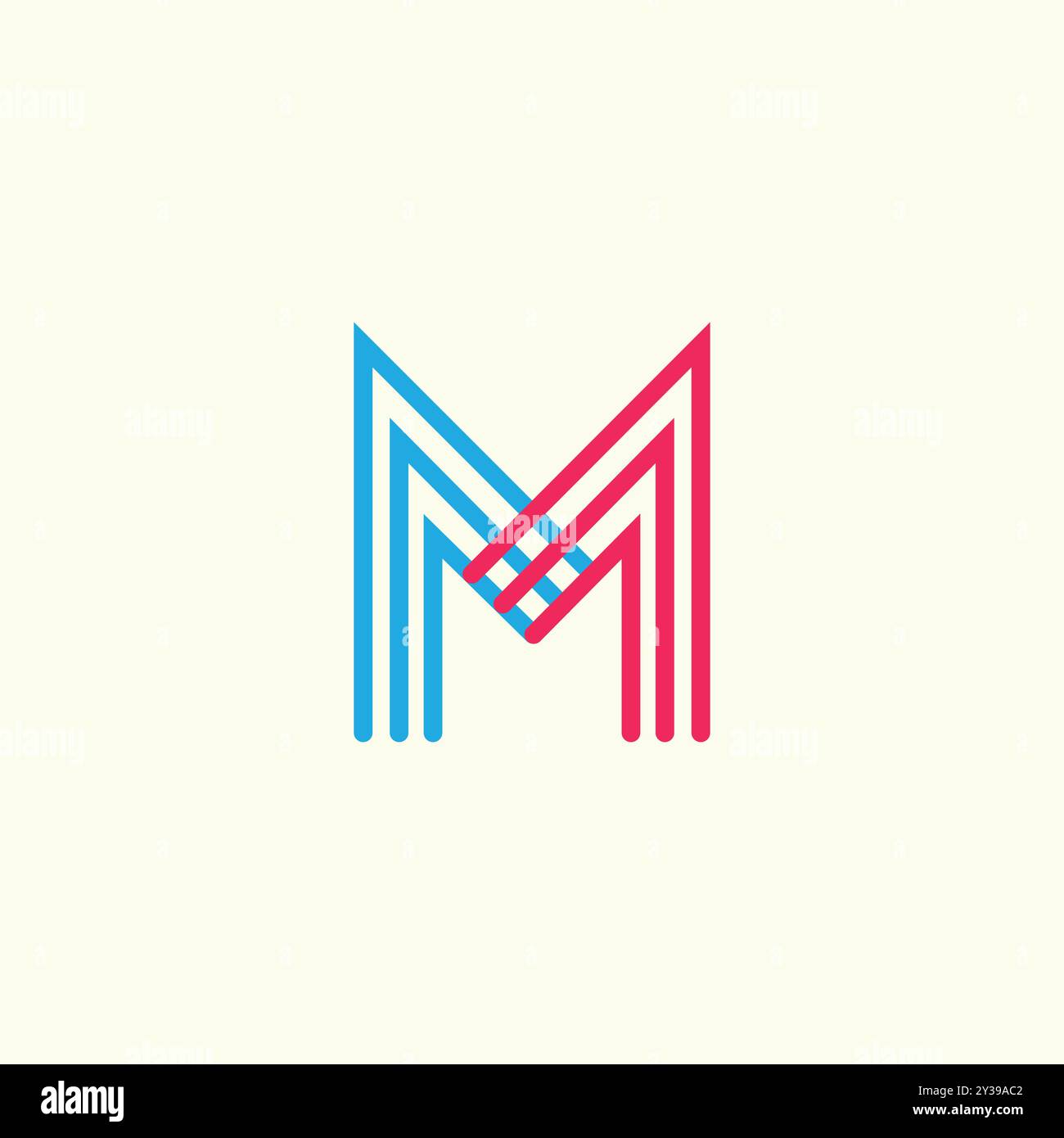 Creative Business and Marketing Letter M Logo Design Stock Vector Image ...