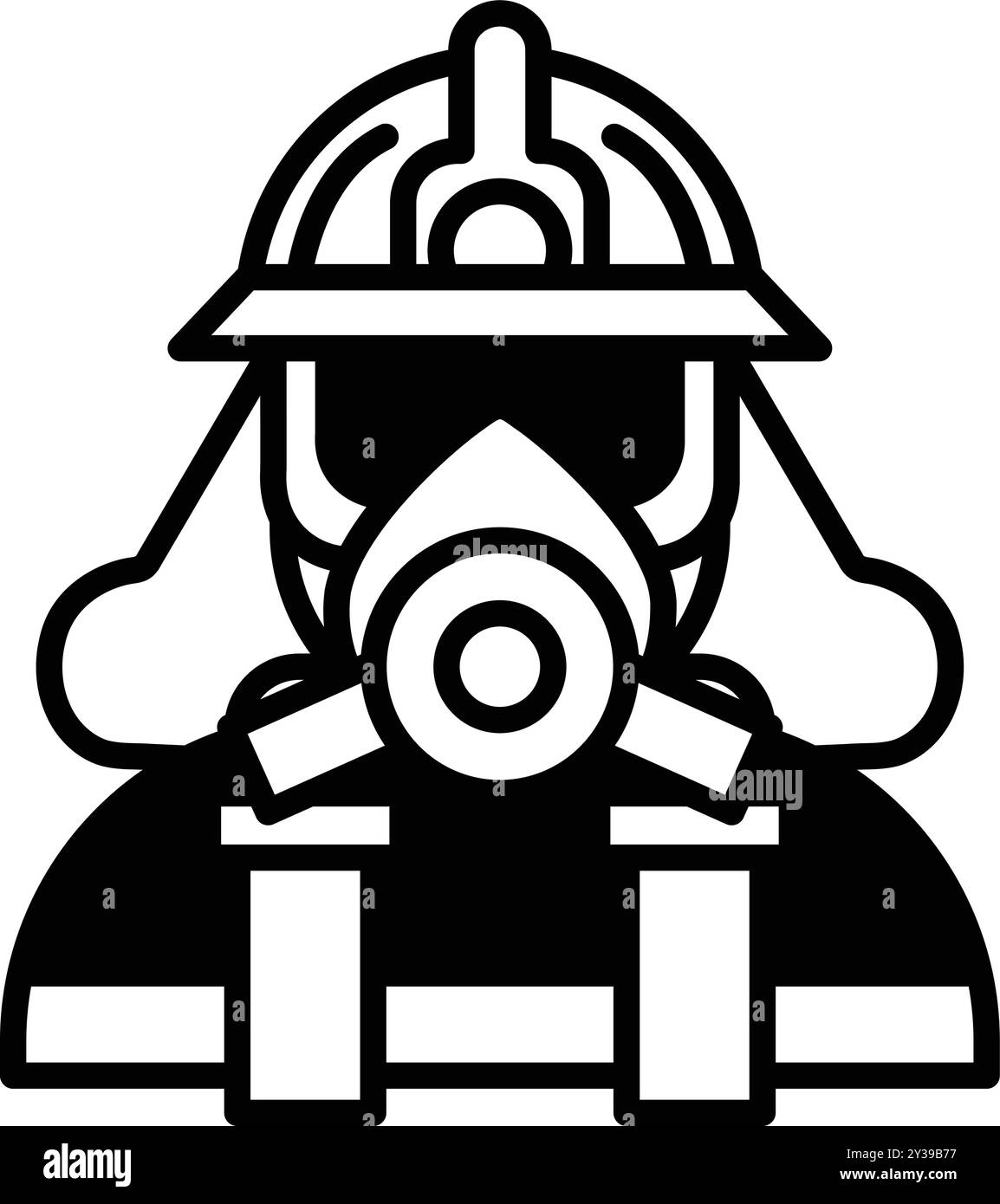 Firefighter Mask Drawing