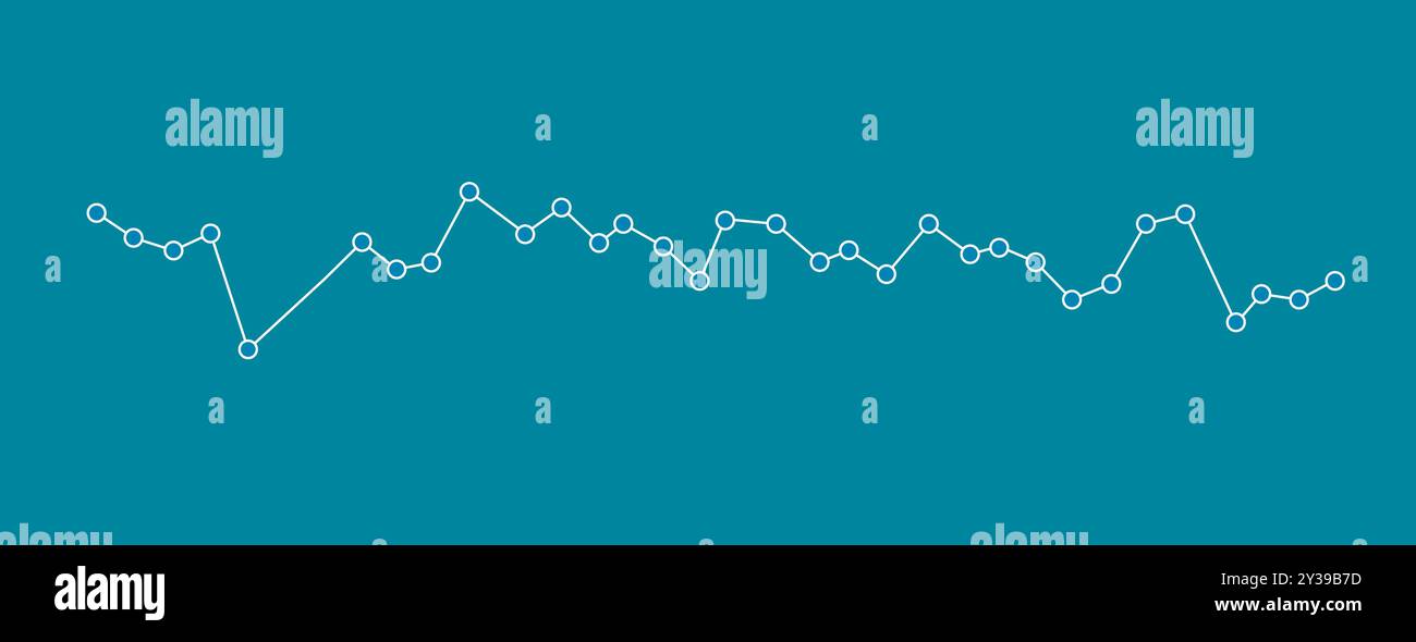 Business graph, chart. Moving up the scores. Downward movement. Vector ...