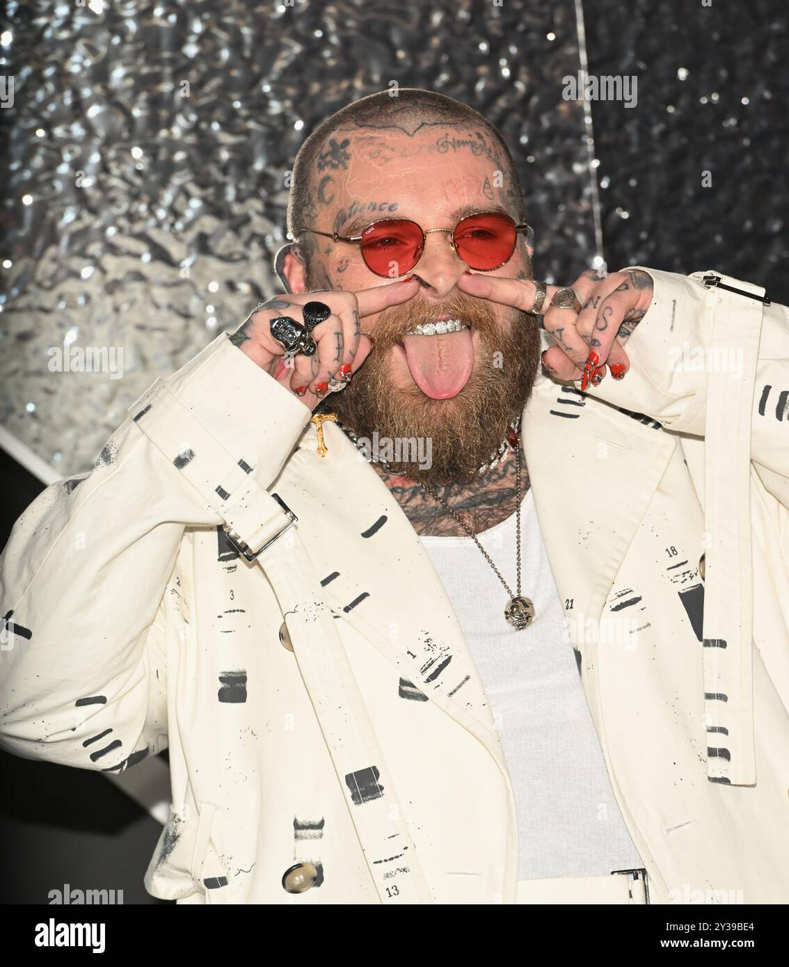 Teddy Swims attends the 2024 MTV Video Music Awards at UBS Arena on ...