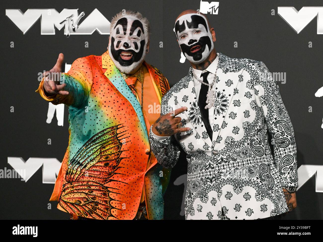Violent J and Shaggy 2 Dope of Insane Clown Poss at the 2024 MTV Video Music Awards held at UBS ...
