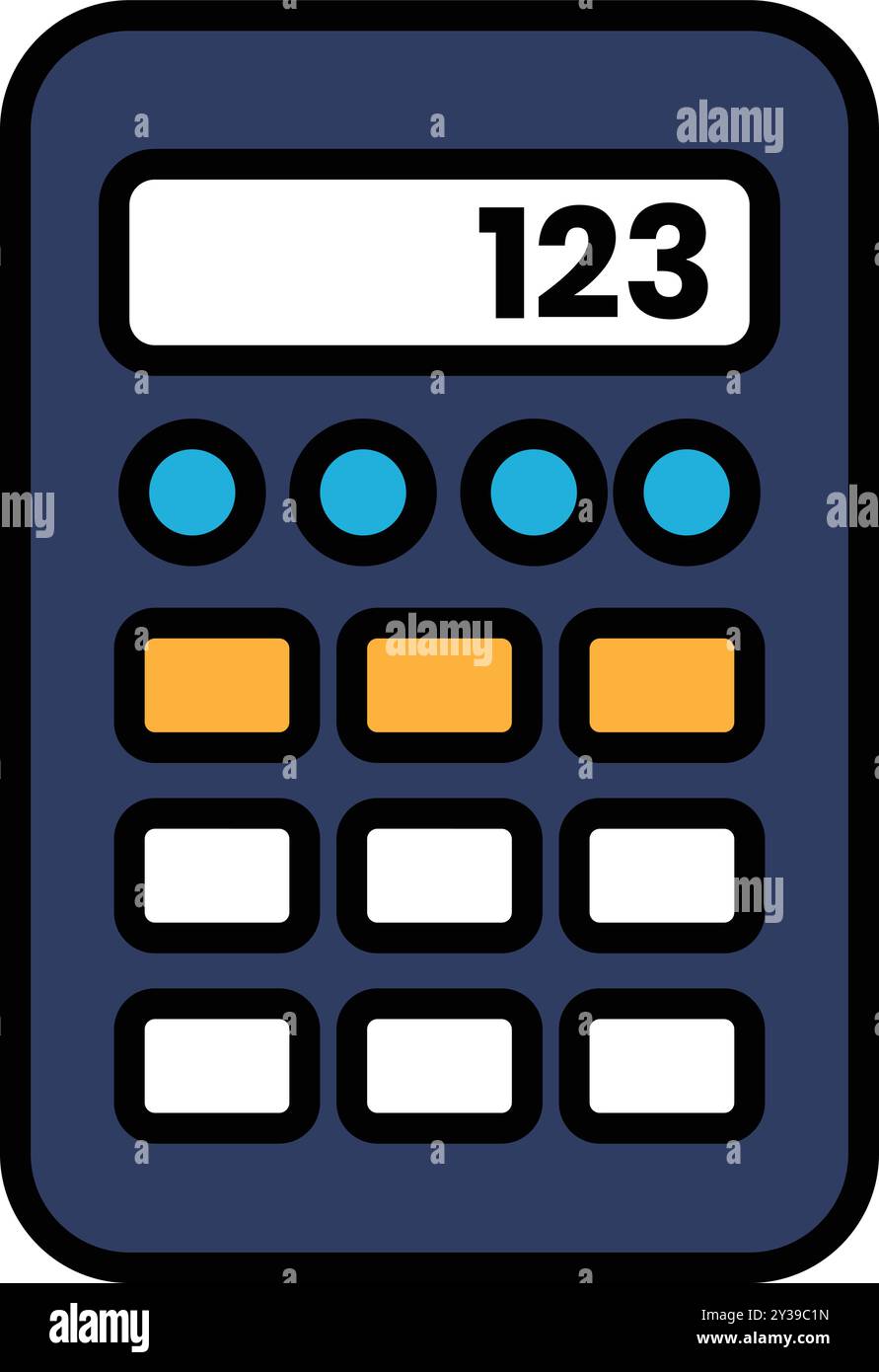 Calculator money finance counting Stock Vector Images - Alamy