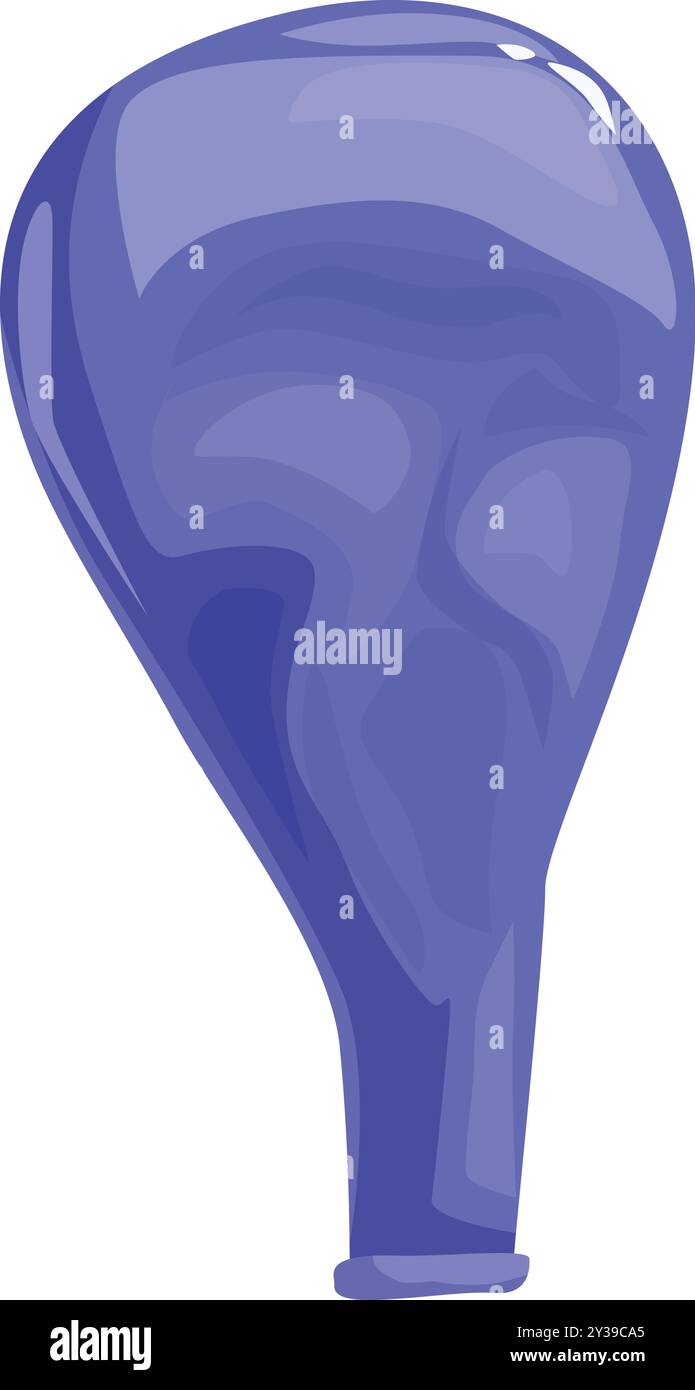 Deflated birthday balloon Stock Vector Images - Alamy