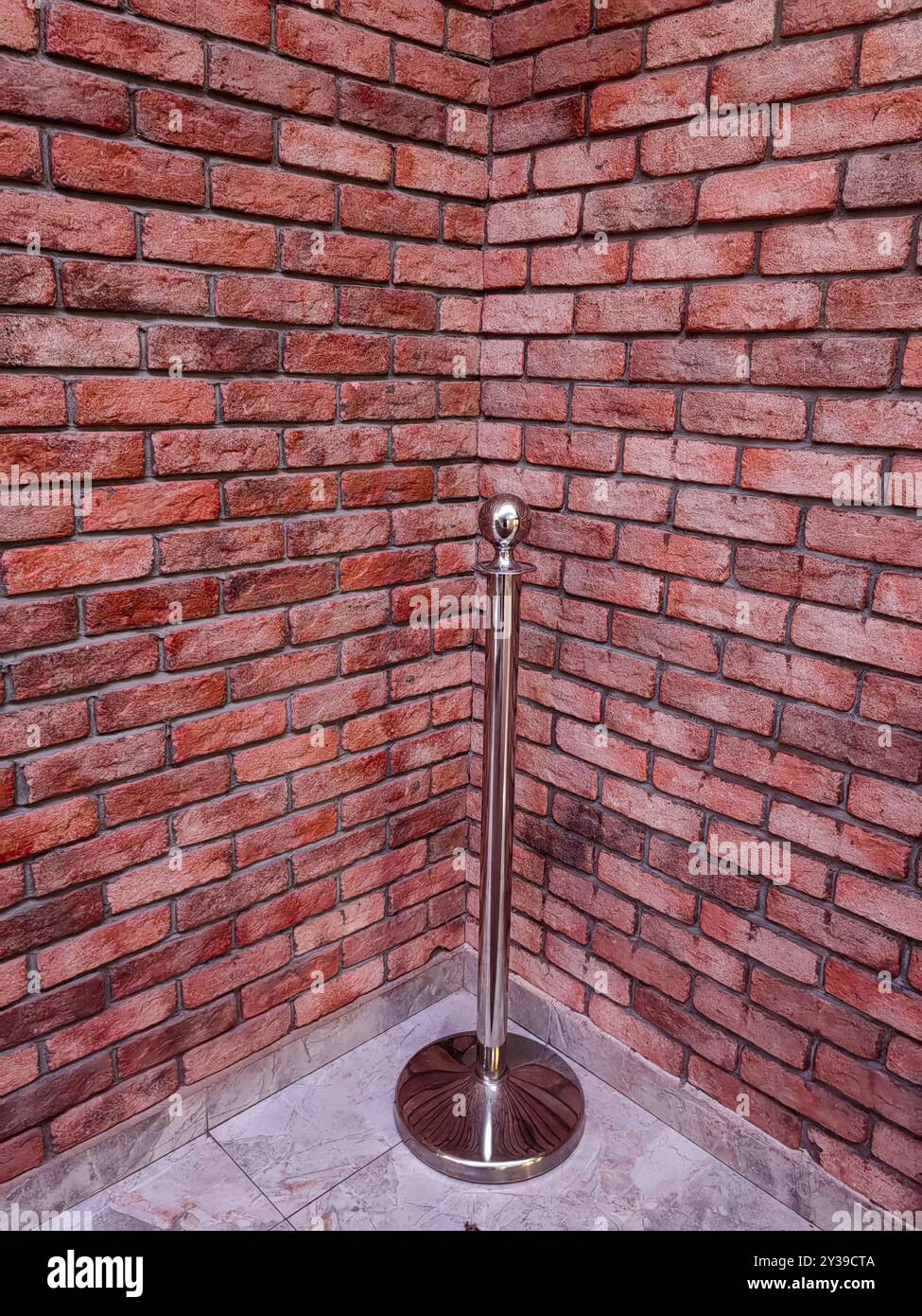 Brick Wall Background with Silver Stand for Entrance Border – Pattern ...