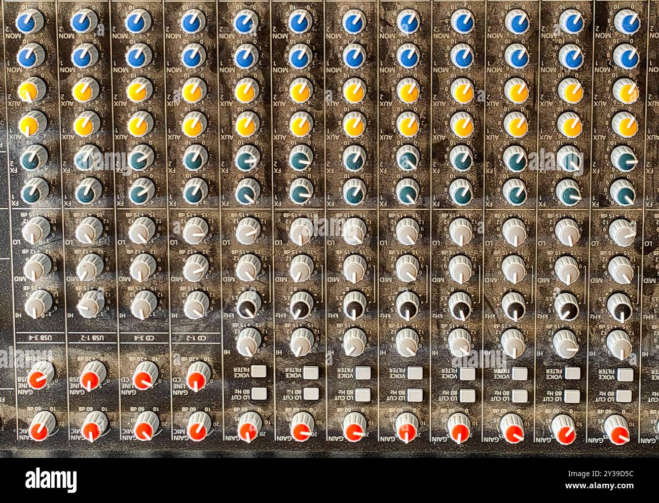 Dynacord CMS 1600: Compact Mixing System with Colorful Knobs Stock Photo - Alamy