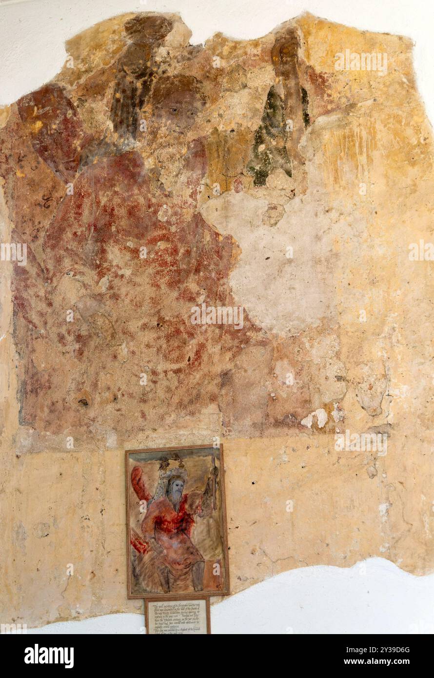Medieval wall painting saints hi-res stock photography and images - Alamy