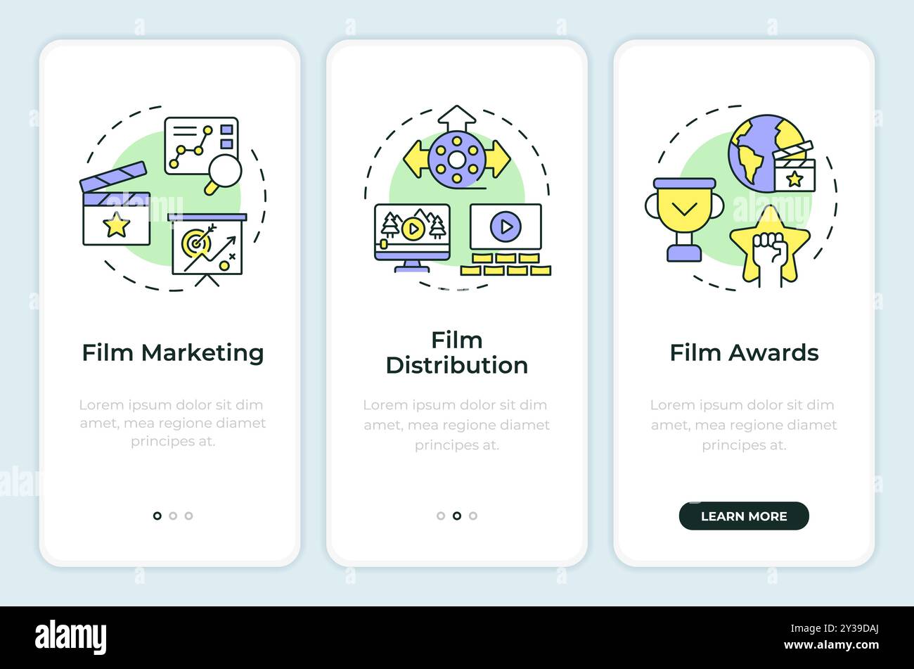 Advertising promotion movie film Stock Vector Images - Alamy