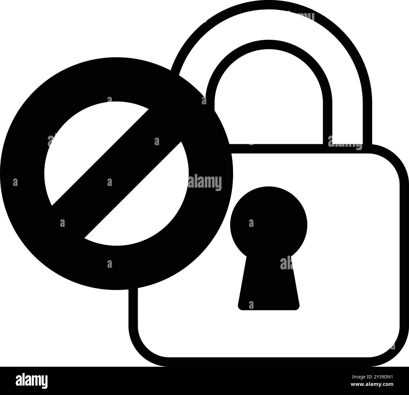 No entry open door sign Stock Vector Images - Alamy
