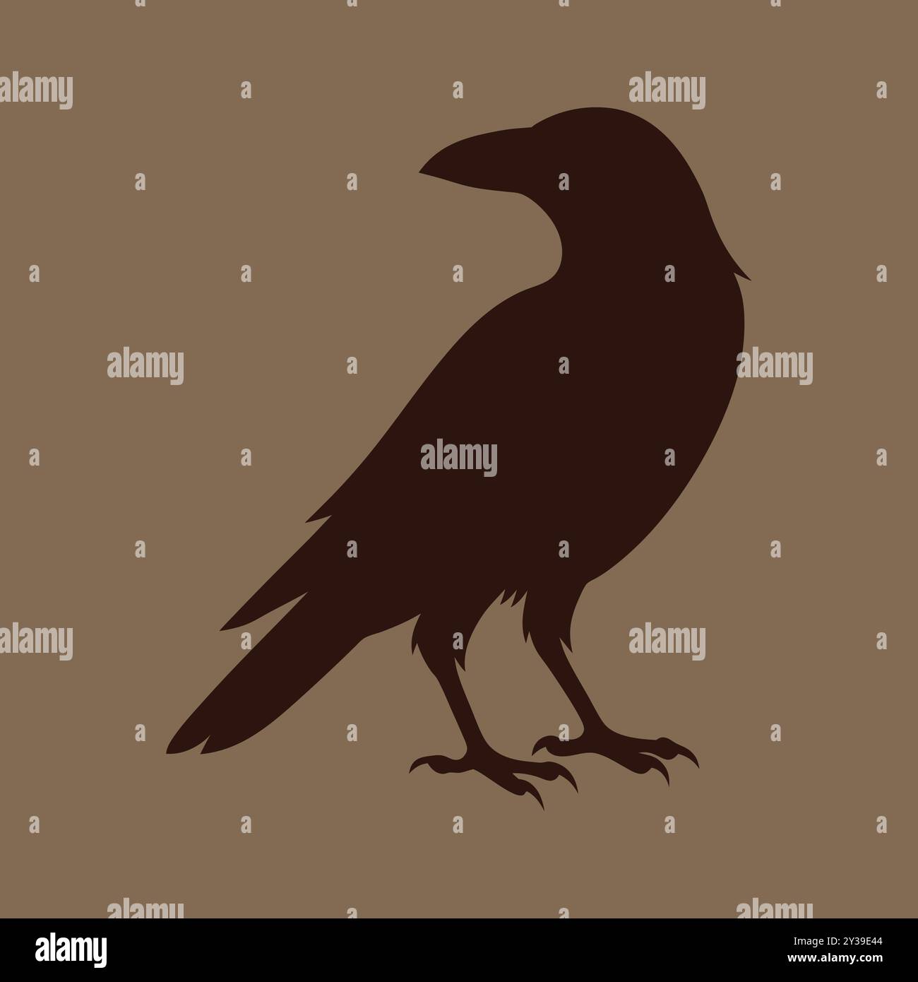 Raven vector vectors hi-res stock photography and images - Alamy