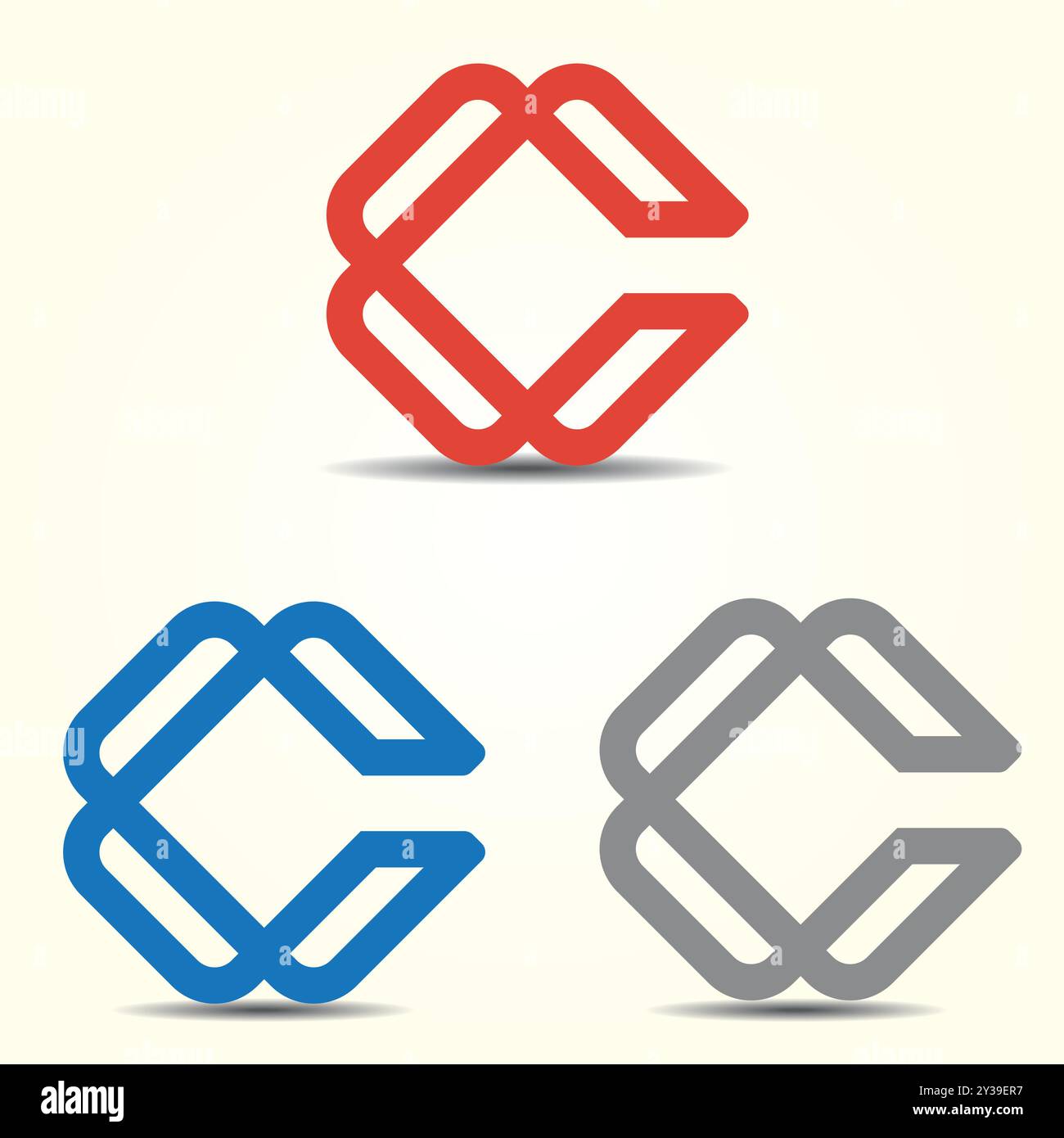 Geometric business logo Stock Vector Images - Alamy