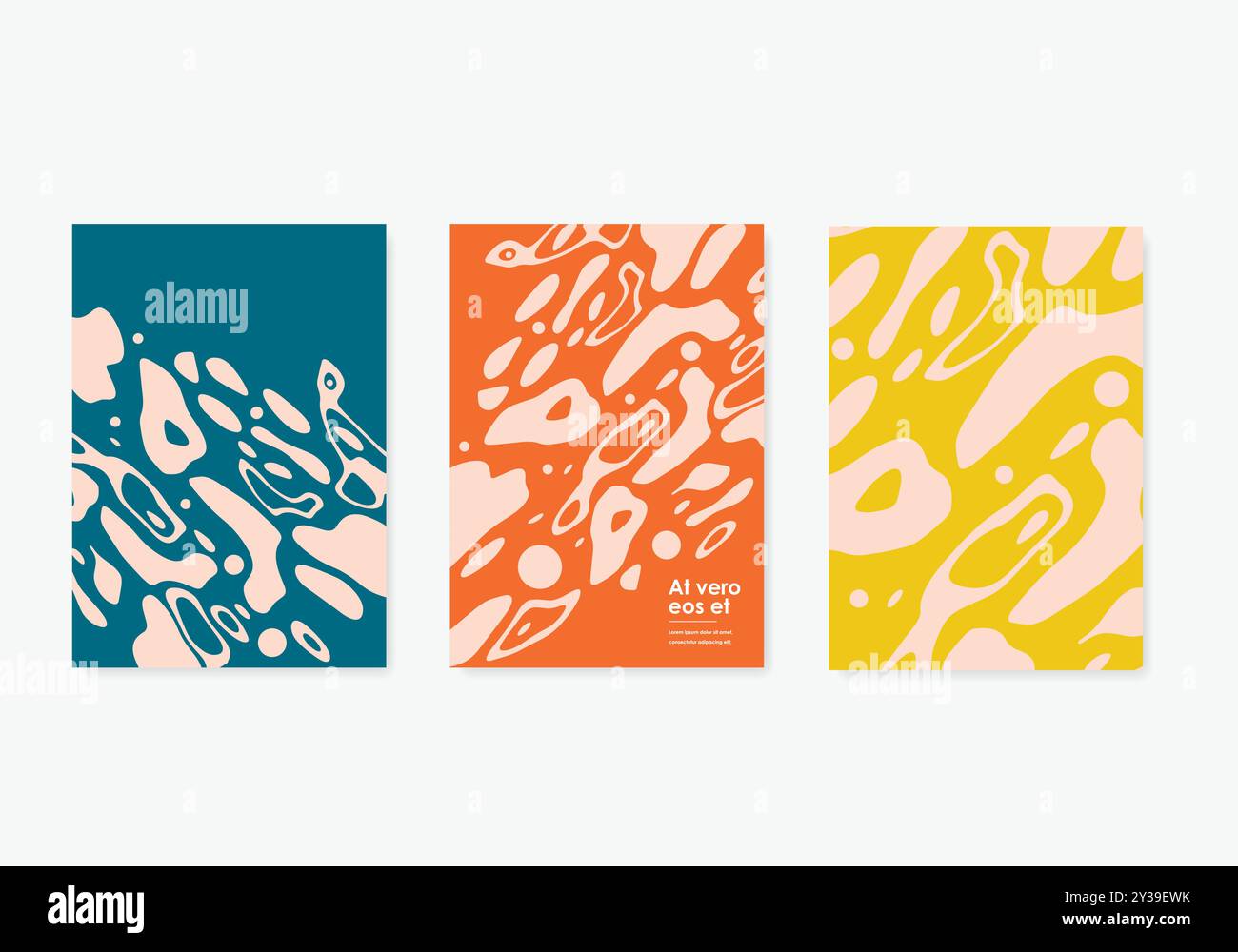 Vector modern landscape geodesy and topography map. Cover template ...