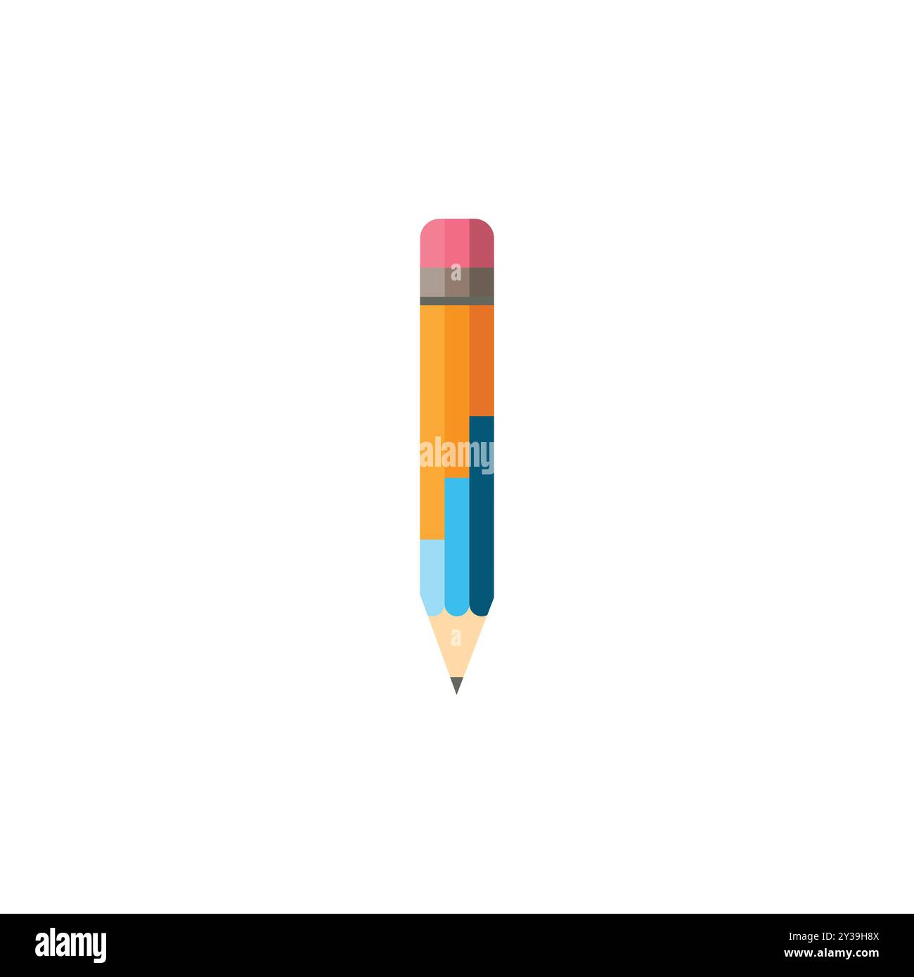 School education colorful paint pen Stock Vector Images - Alamy