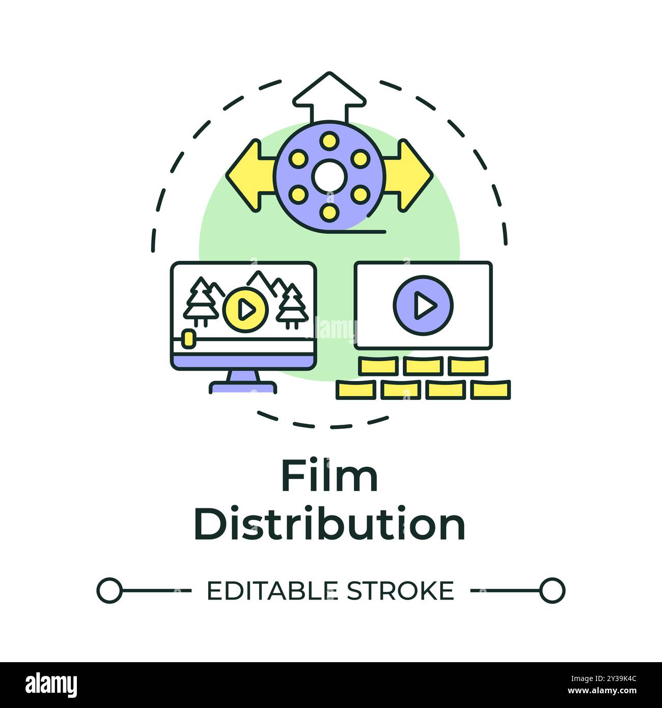 Film industry distribution hi-res stock photography and images - Alamy