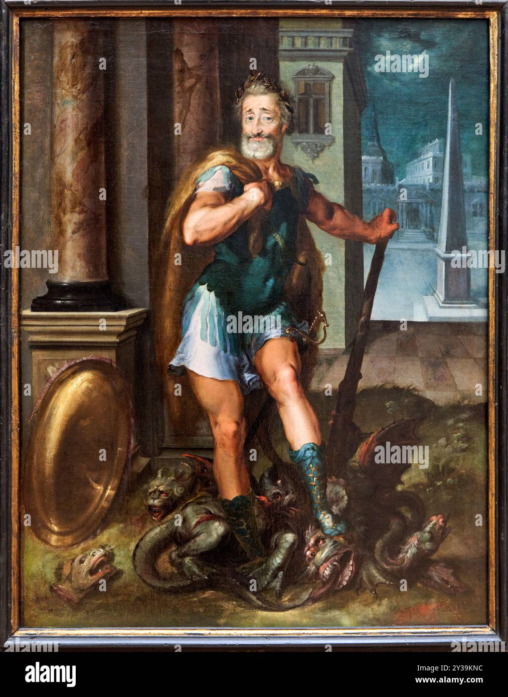 Portrait of Henri IV, King of France from 1589 to 1610, as Hercules ...