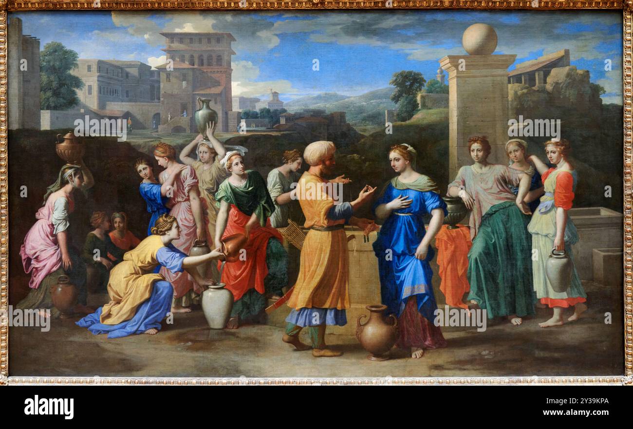 Nicolas poussin eliezer rebecca hi-res stock photography and images - Alamy