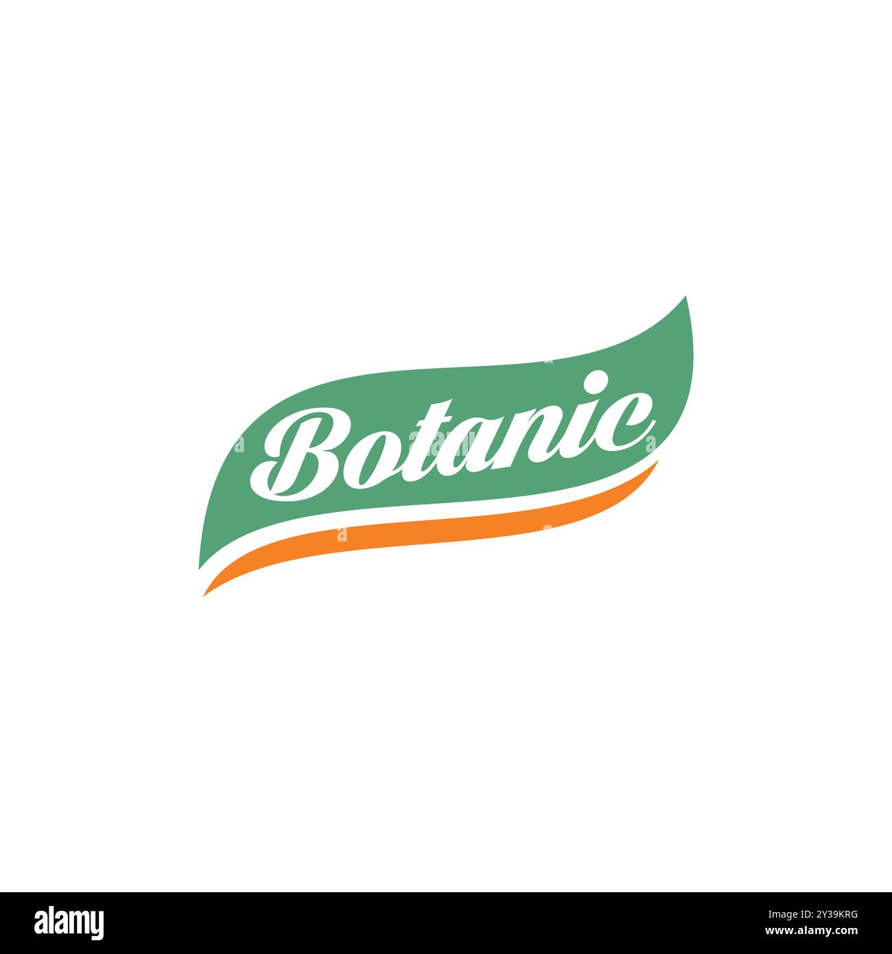 Vegan typography logo bio Stock Vector Images - Alamy