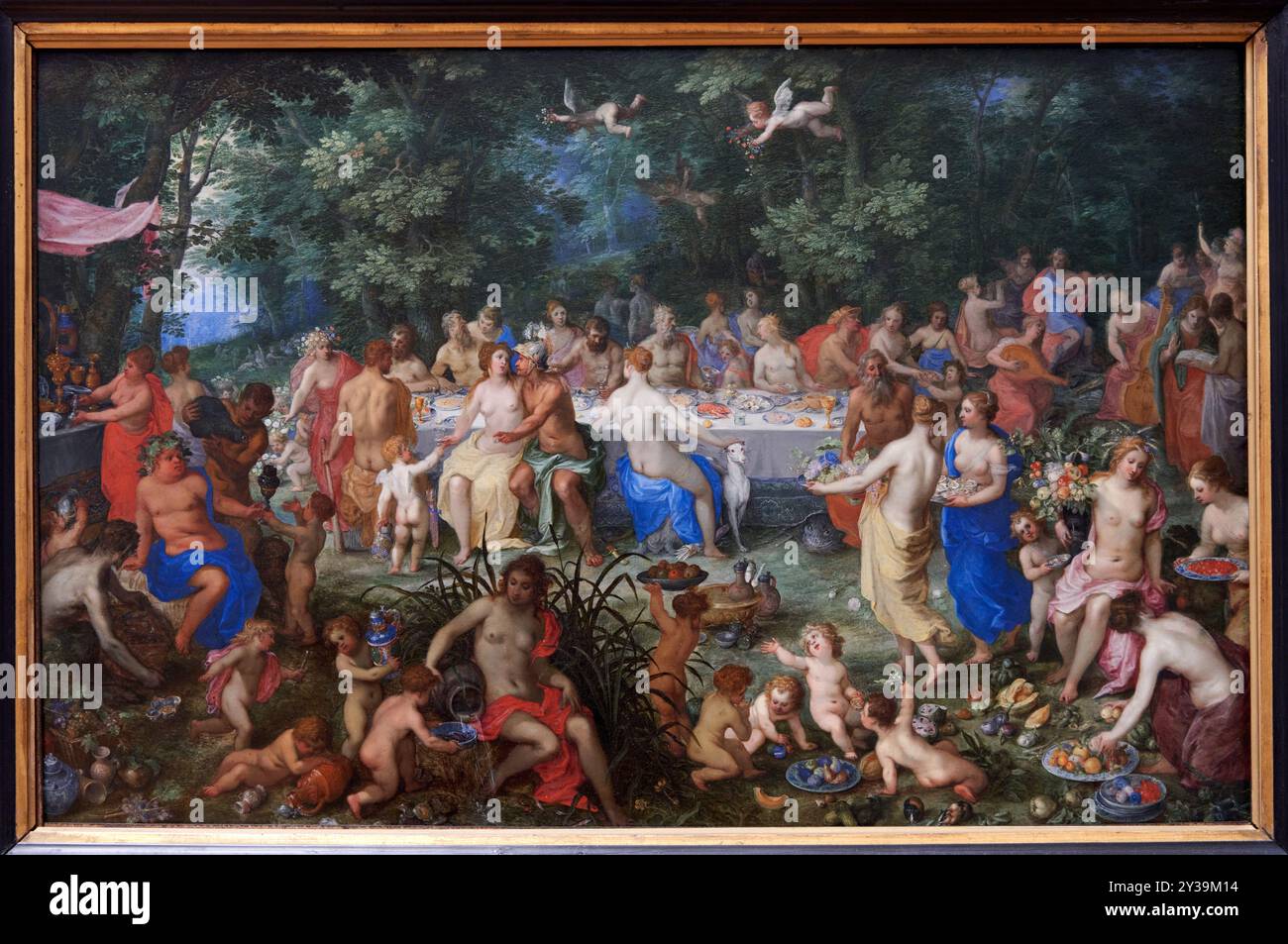 The Wedding of Thetis and Peleus, Oil on copper, about 1618, Hendrick van BALEN, Anvers ...