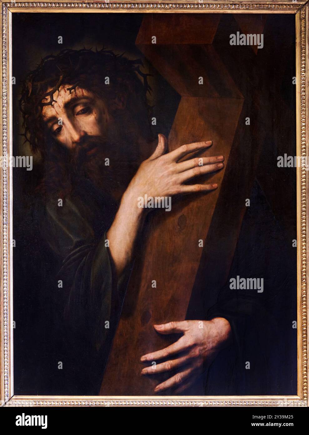 Christ Carrying his Cross, Oil on panel, about 1600-1610?, PEINTRE ...