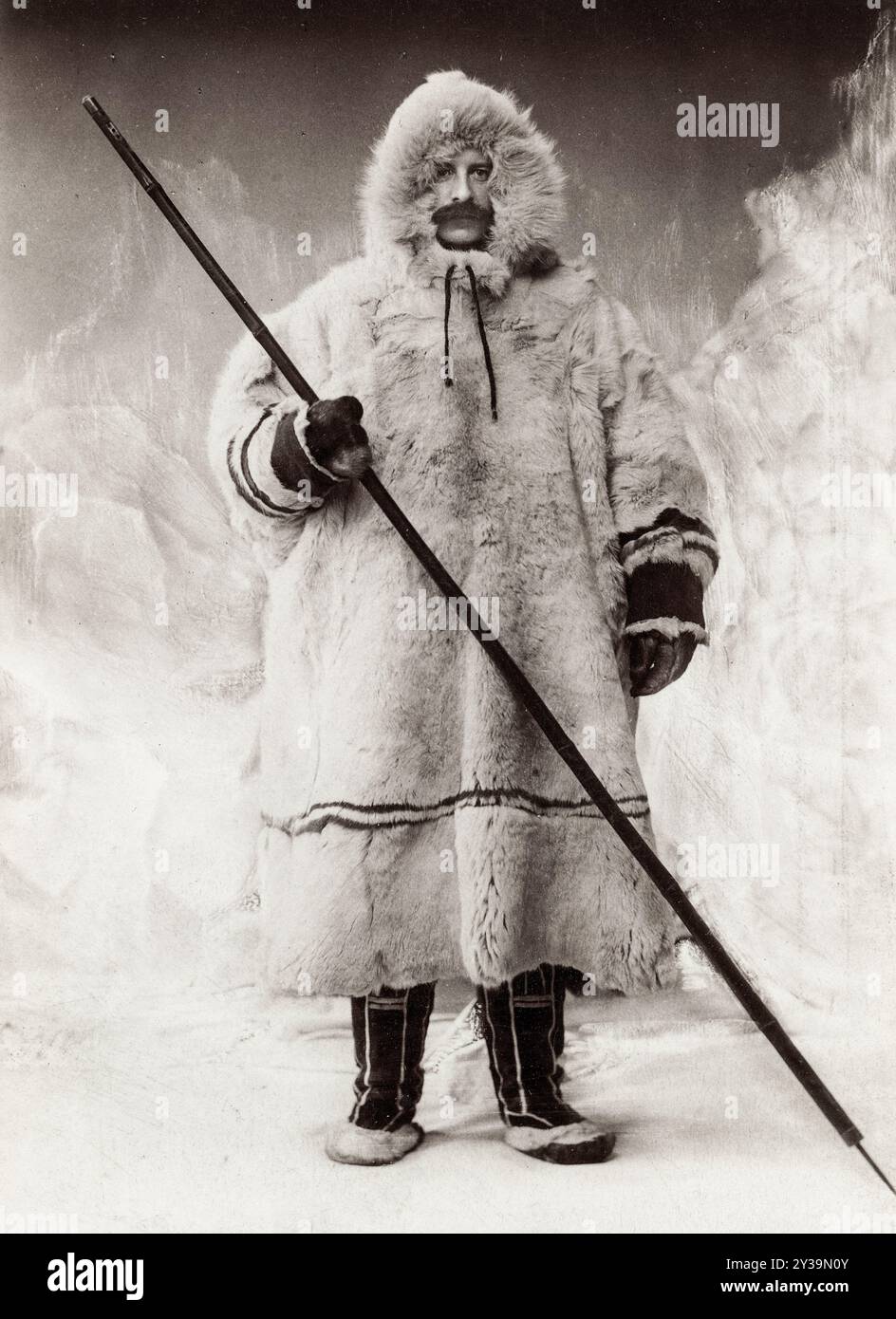 Frederick George Jackson (1860-1938), English Arctic explorer, portrait ...