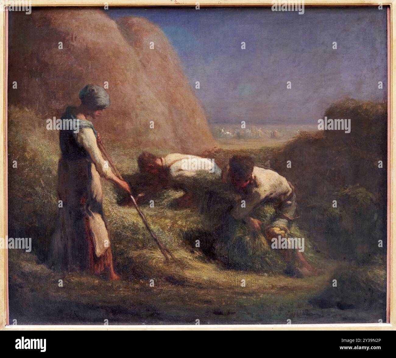 The Hay Trussers, Salon of 1850-1851, Jean-François MILLET, Gruchy ...