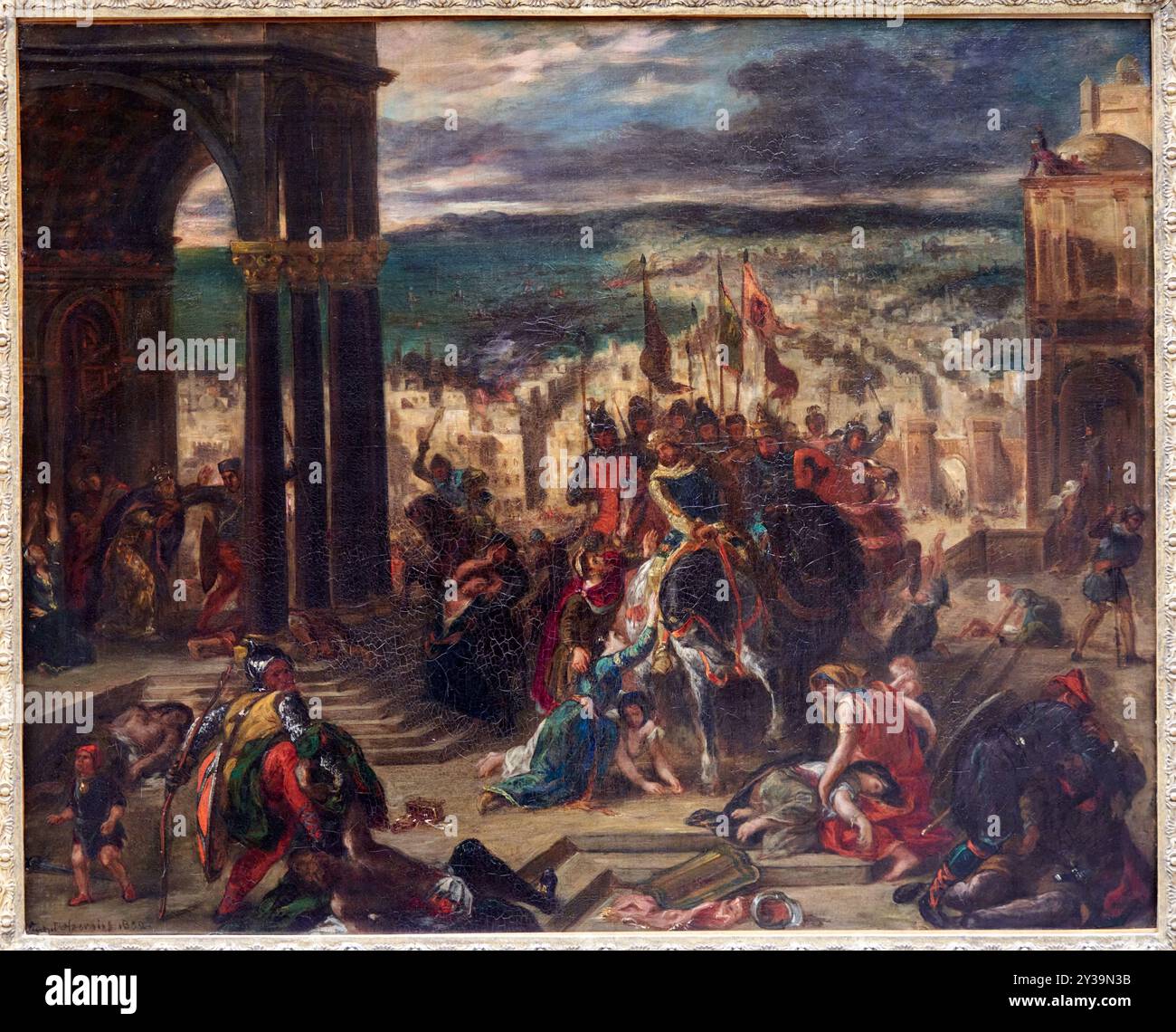 Entry of the Crusaders in Constantinople (1204), 1852, Oil on canvas ...