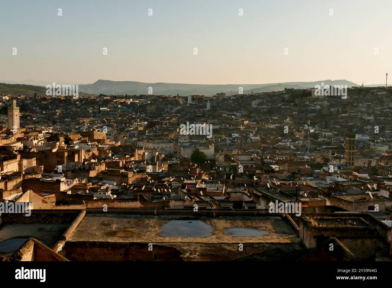 Fes, Morocco, panoramic view of the Medina Stock Photo - Alamy