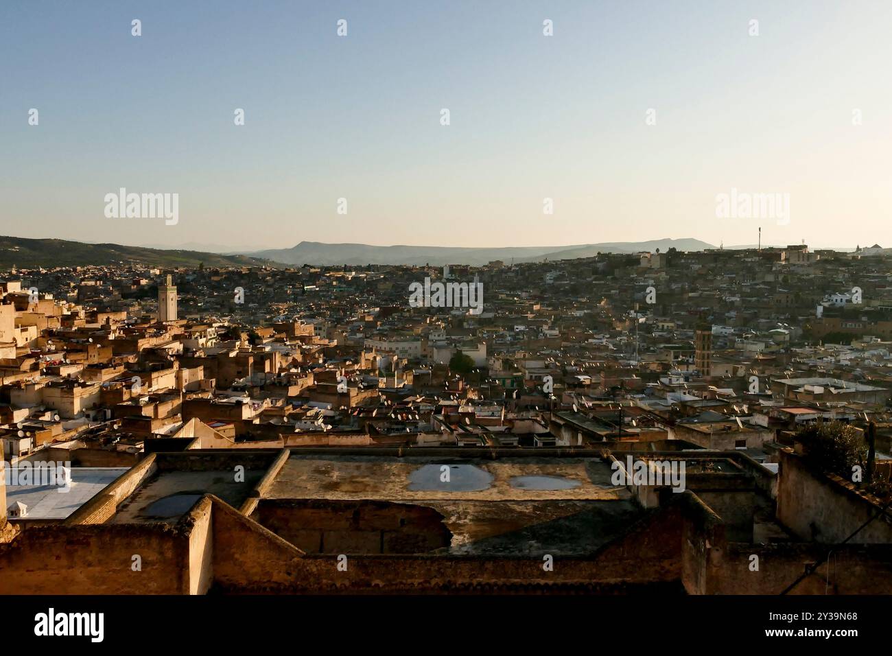 Fes, Morocco, panoramic view of the Medina Stock Photo - Alamy