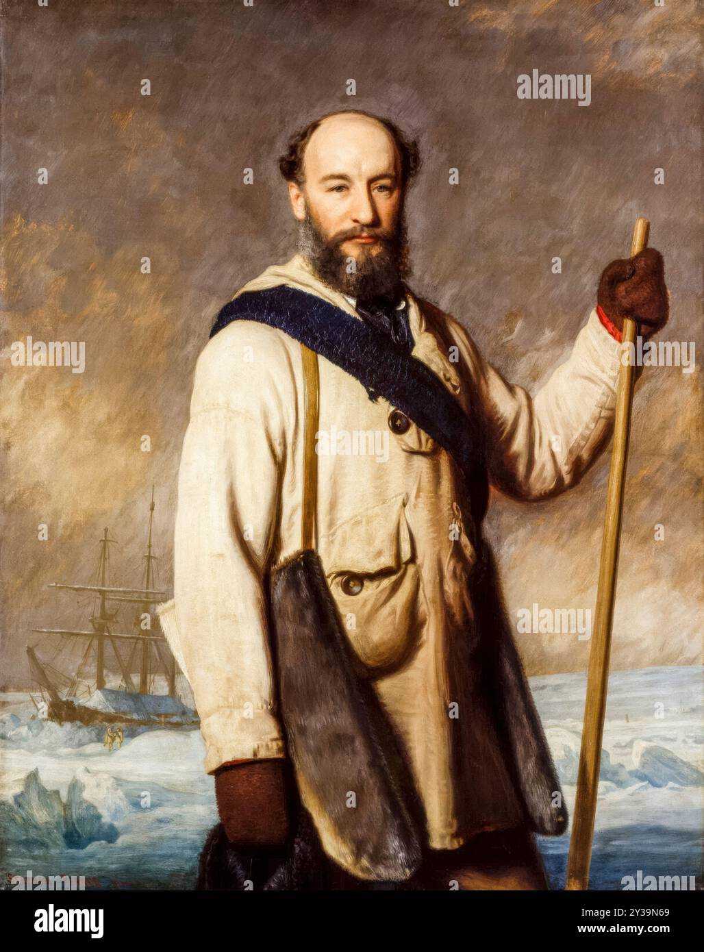 Vice-Admiral Sir George Strong Nares (1831-1915), Royal Navy officer ...