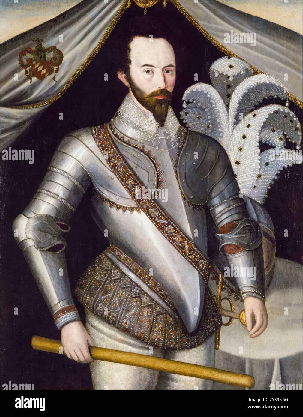 Sir Walter Raleigh (c.1553-1618), English statesman, soldier, writer ...