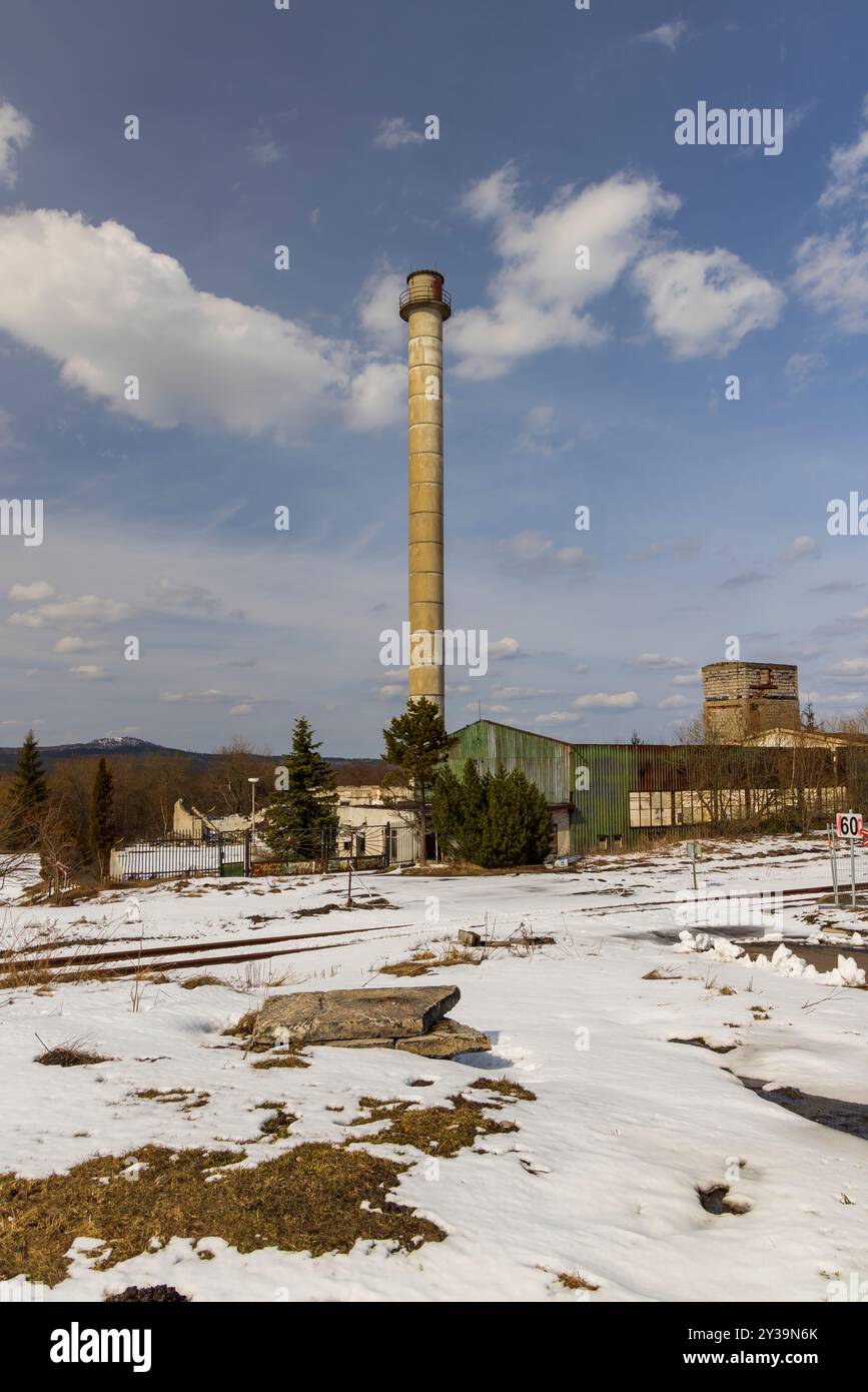 The mining landscape Mednik Hill, UNESCO World Heritage site, part of ...