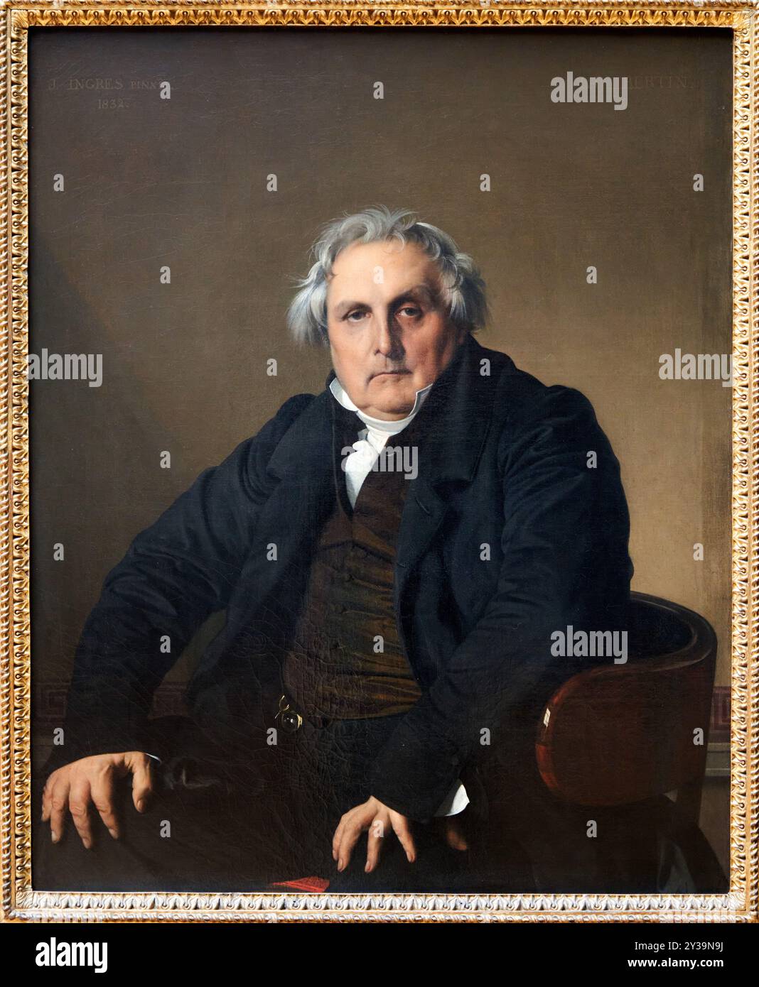 Louis-François Bertin, also known as Bertin the Elder (1766-1841), 1832 ...