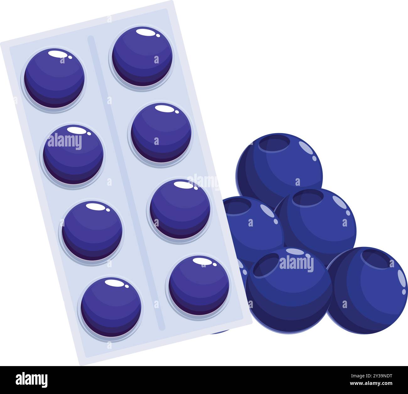 Scattered medicine vitamins pills Stock Vector Images - Alamy